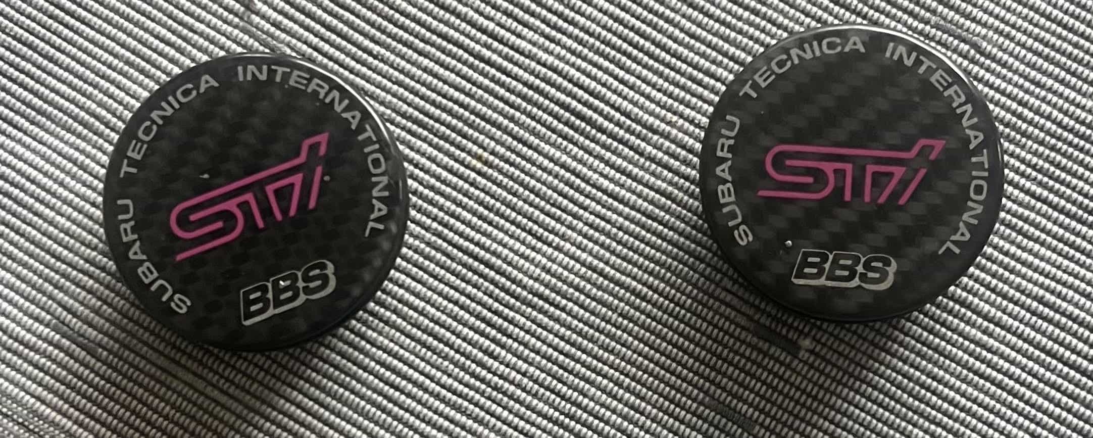 STI BBS carbon center caps - General Vehicle Discussion - ClubSUB - All We'll Drive